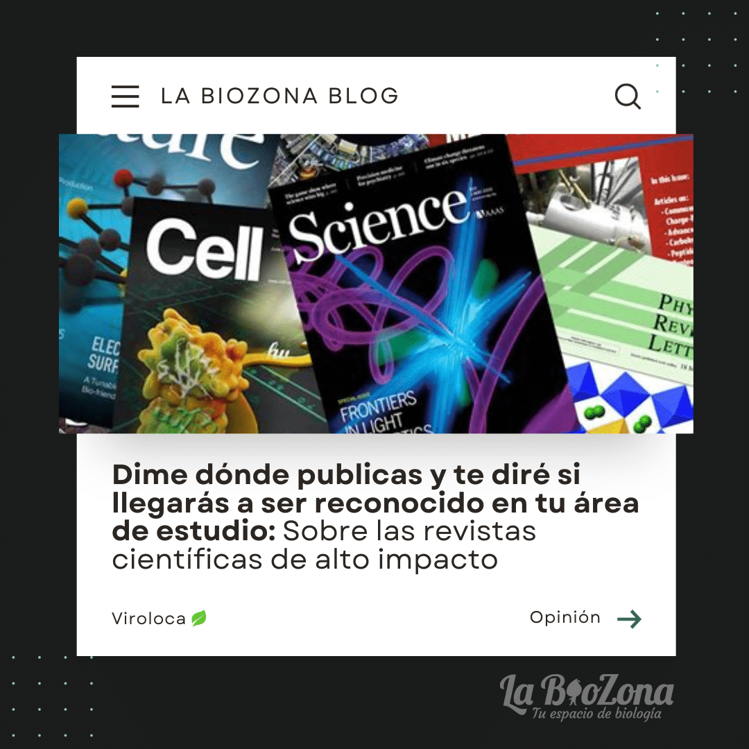 Dime dónde publicas y te diré si llegarás a ser reconocido en tu área ...